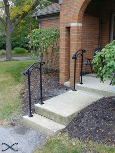 Shop Arch Styled Hand Railings For Concrete Steps | DIY Handrails