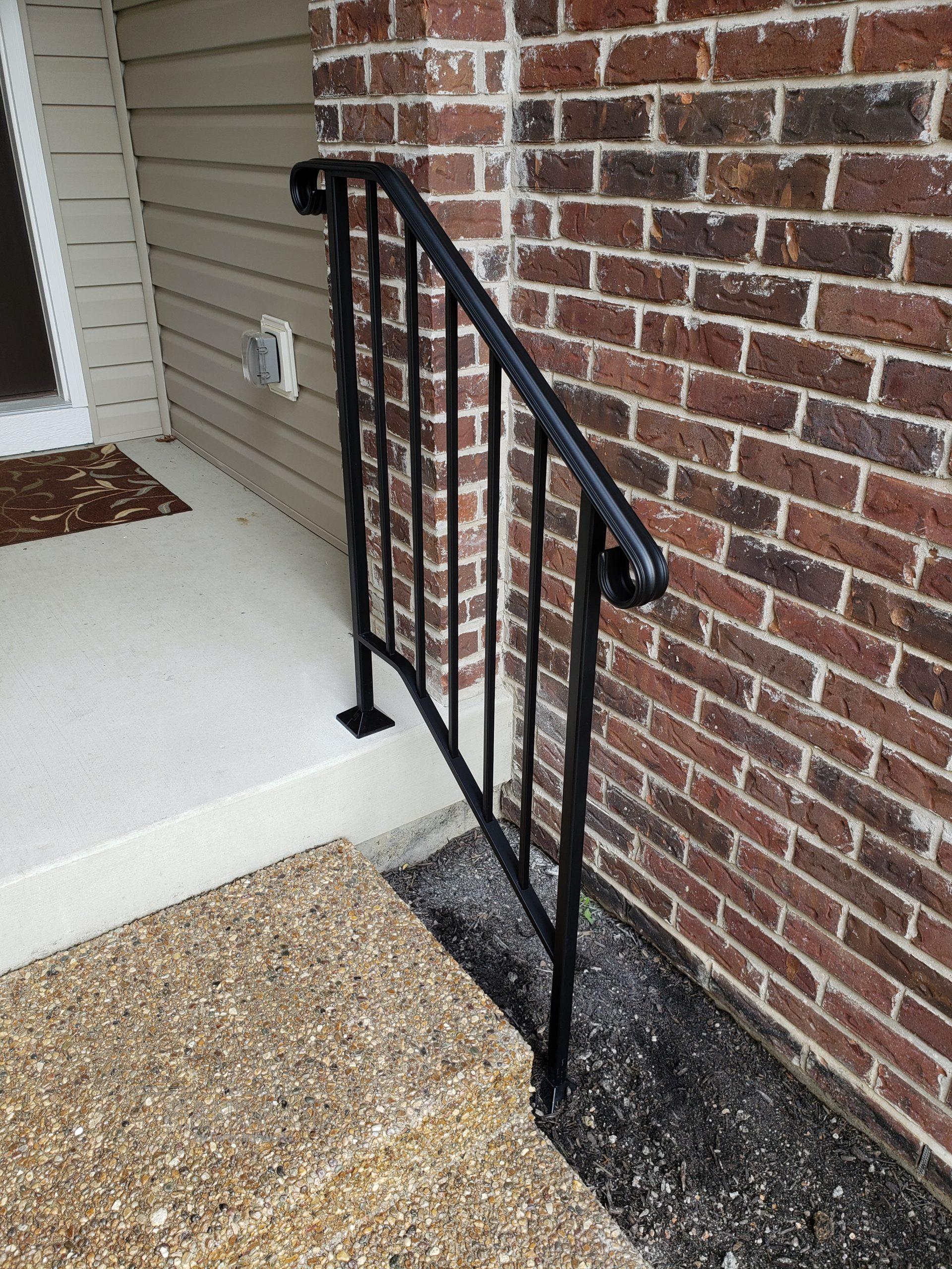 Indoor Outdoor Wrought Iron Handrails DIY Handrail