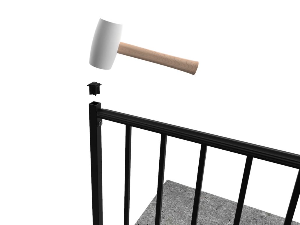 Installation Instructions for Stand-Alone Level Handrail - DIY Handrails