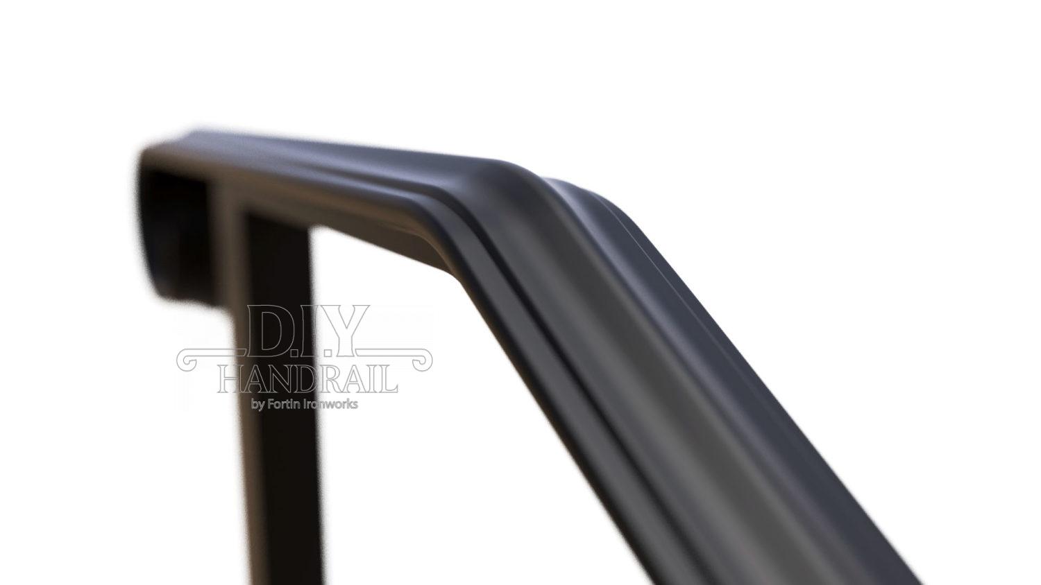 36-Inch Wrought Iron Arch Handrail | DIY Handrail