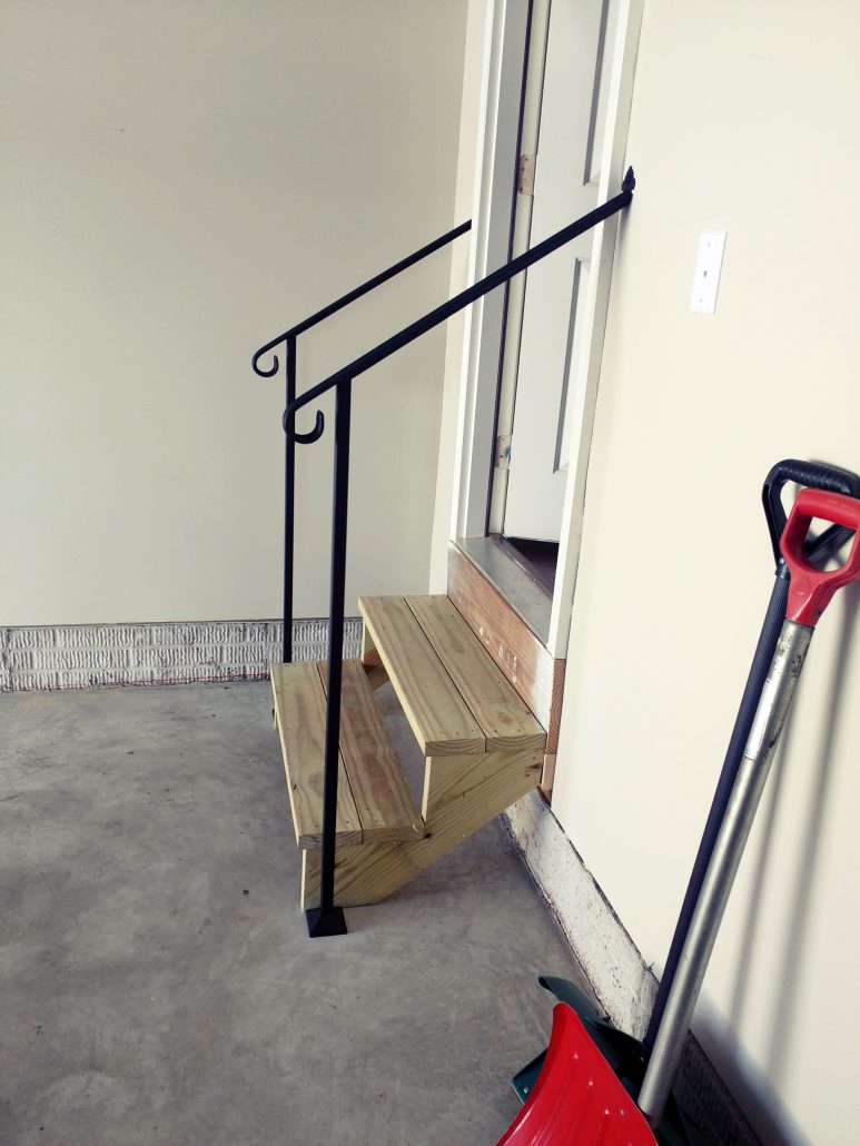 Door #2 - DIY Handrails