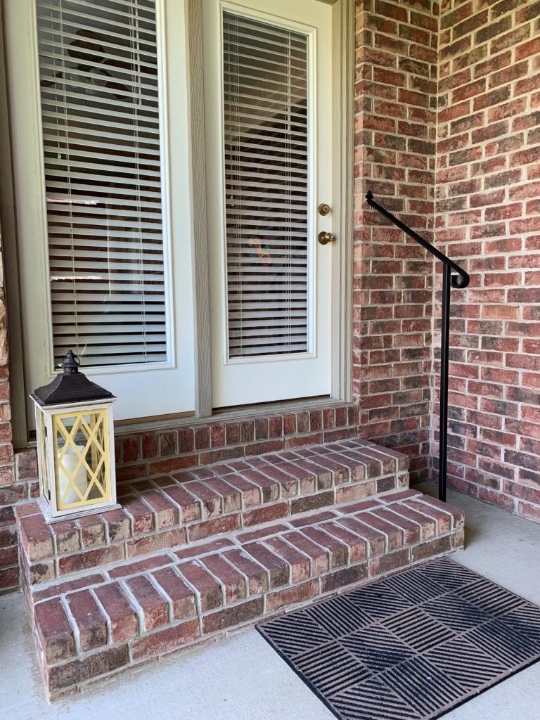 Wrought Iron Stand Alone Wall & Floor Handrails | DIY Handrail