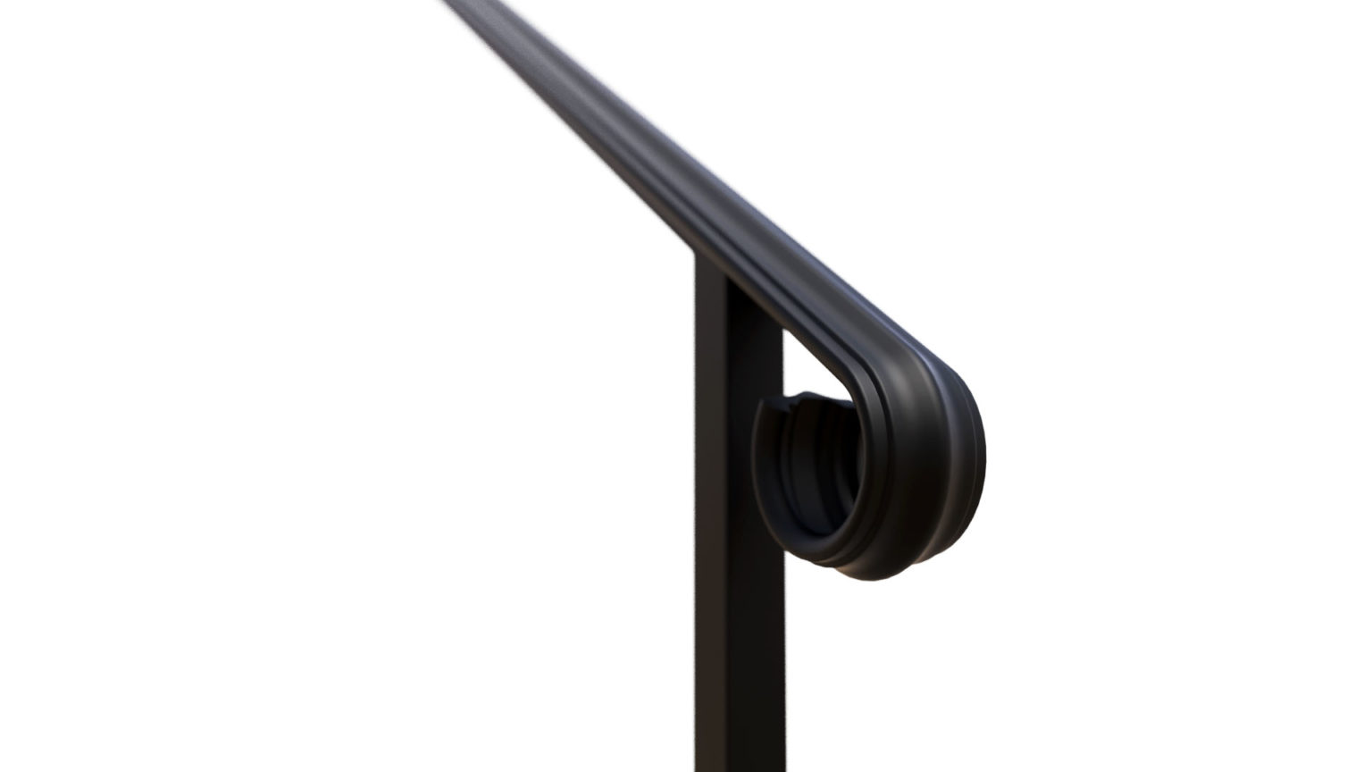 20-Inch Wall & Floor Mounted Handrail | DIY Handrail