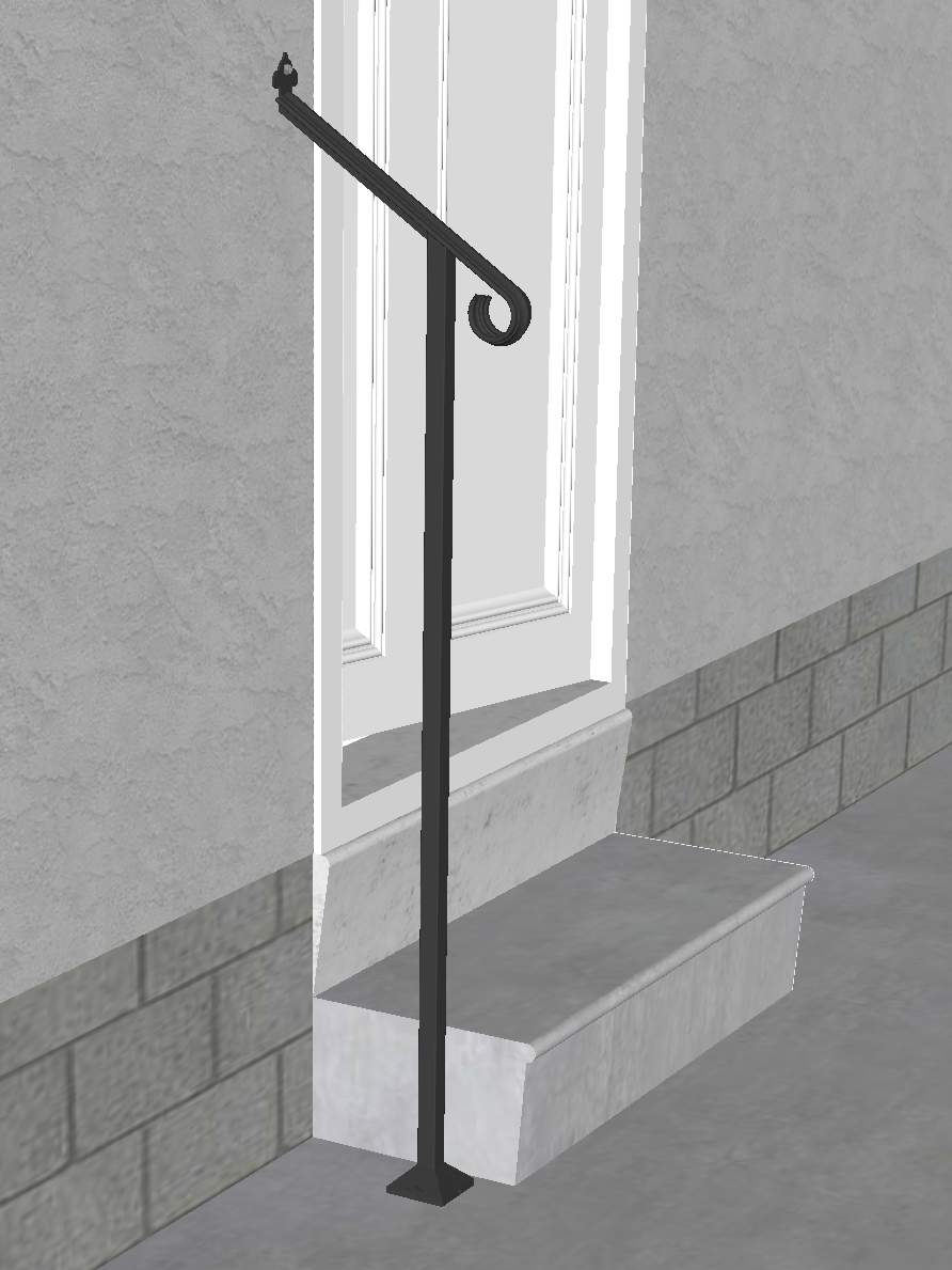 Door Handrails - DIY Handrails