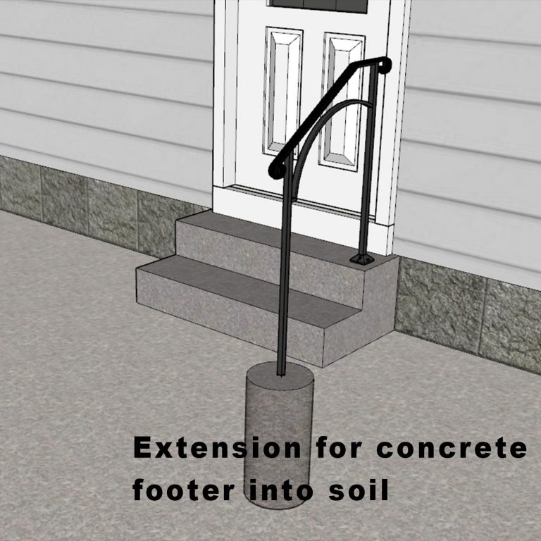 Post Extensions for DIY Handrail installation - DIY Handrails