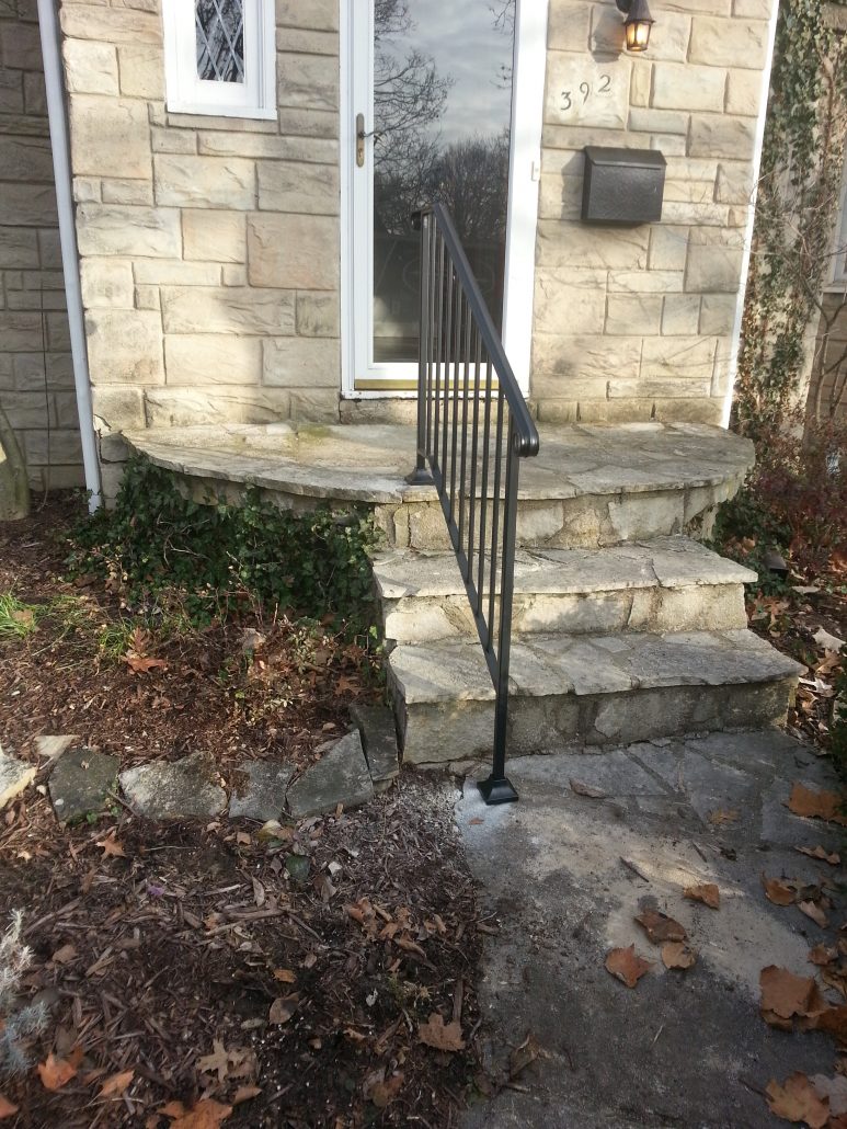 Picket #3 - DIY Handrail Kit spans three stair risers - DIY Handrails