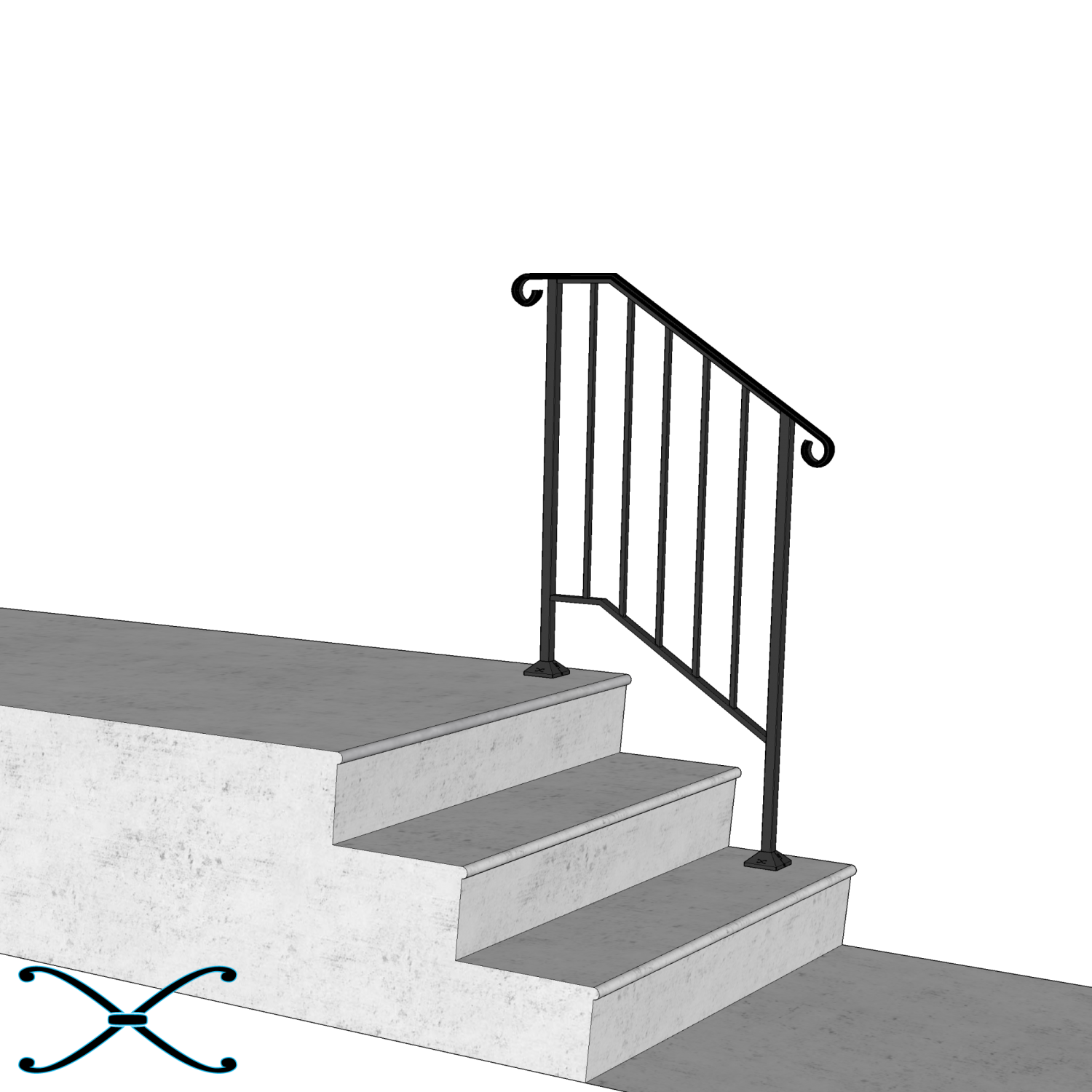 DIY Handrails Installation | Outdoor Stair Railing Kits