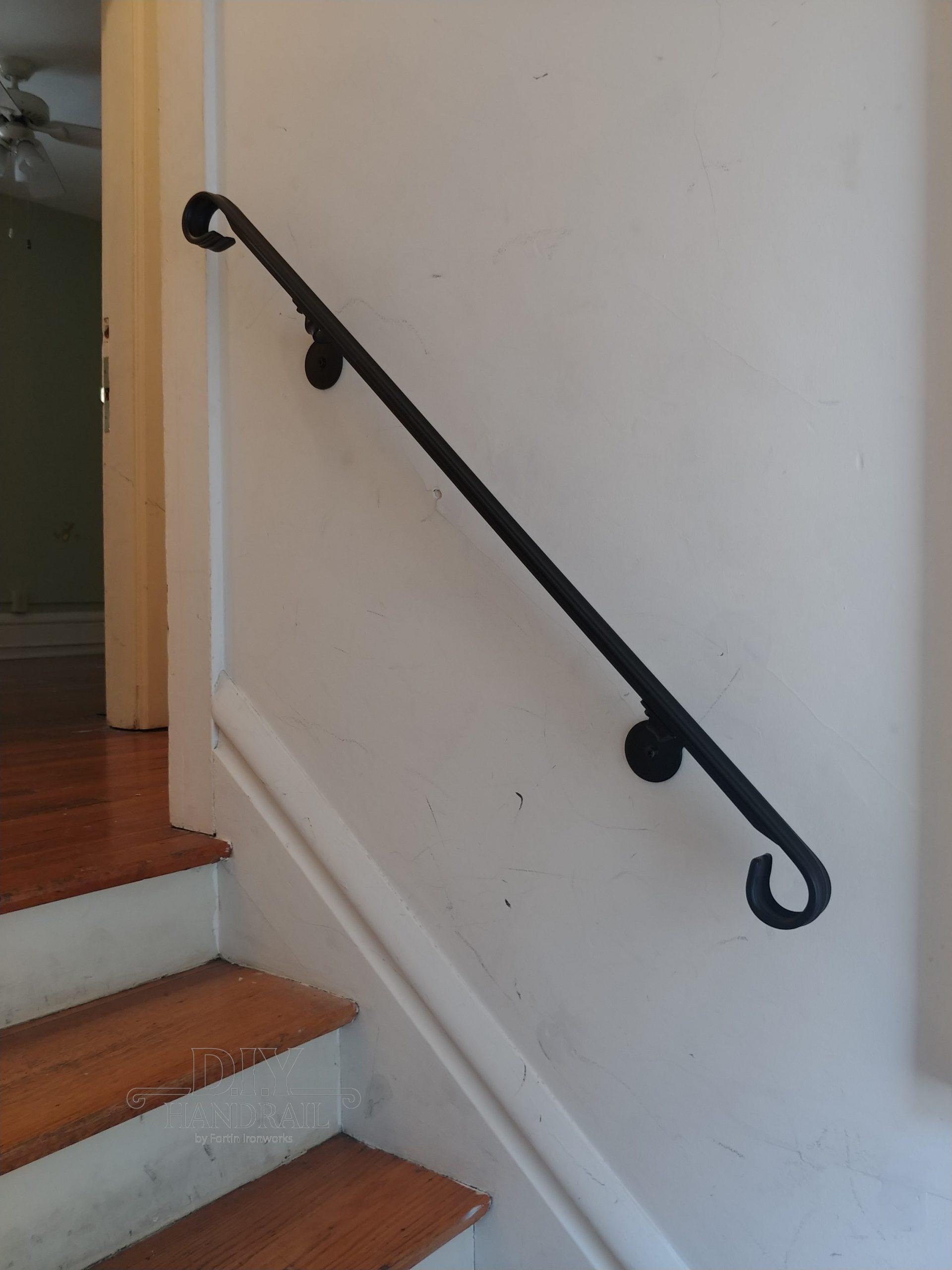 Wrought Iron Stand Wall Mounted Handrails | DIY Handrail