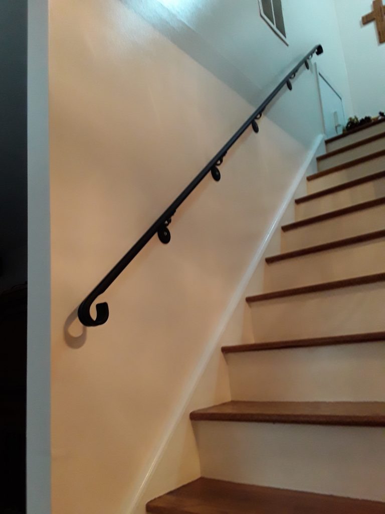 Wrought Iron Stand Wall Mounted Handrails | DIY Handrail